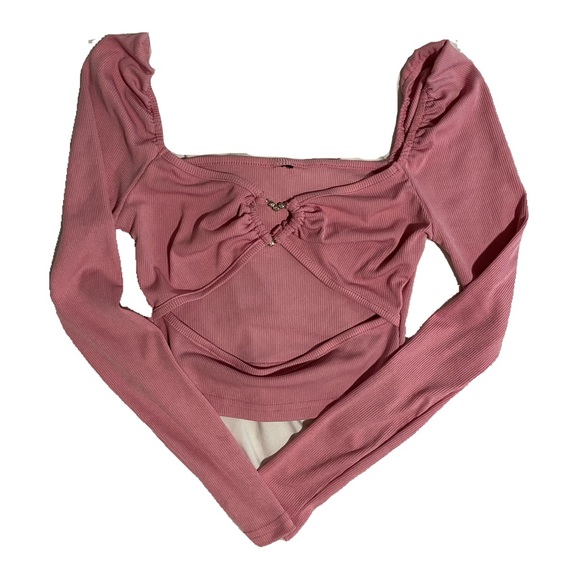 Tops | Pink Heart Top | Poshmark